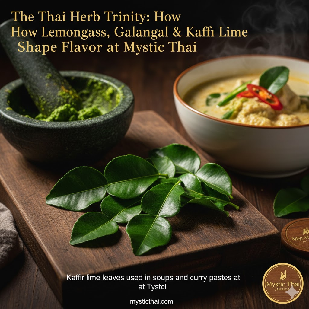 The Thai Herb Trinity: How Lemongrass, Galangal & Kaffir Lime Shape Flavor at Mystic Thai ...